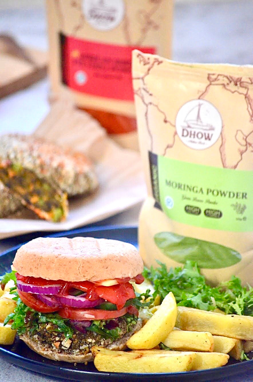 Spicy Moringa Burgers – Dhow Nature Foods (TZ)