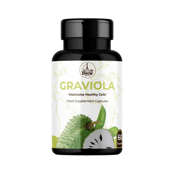 Soursop (Graviola) Fruit Capsules 500 mg (Annona muricata) – Dhow ...